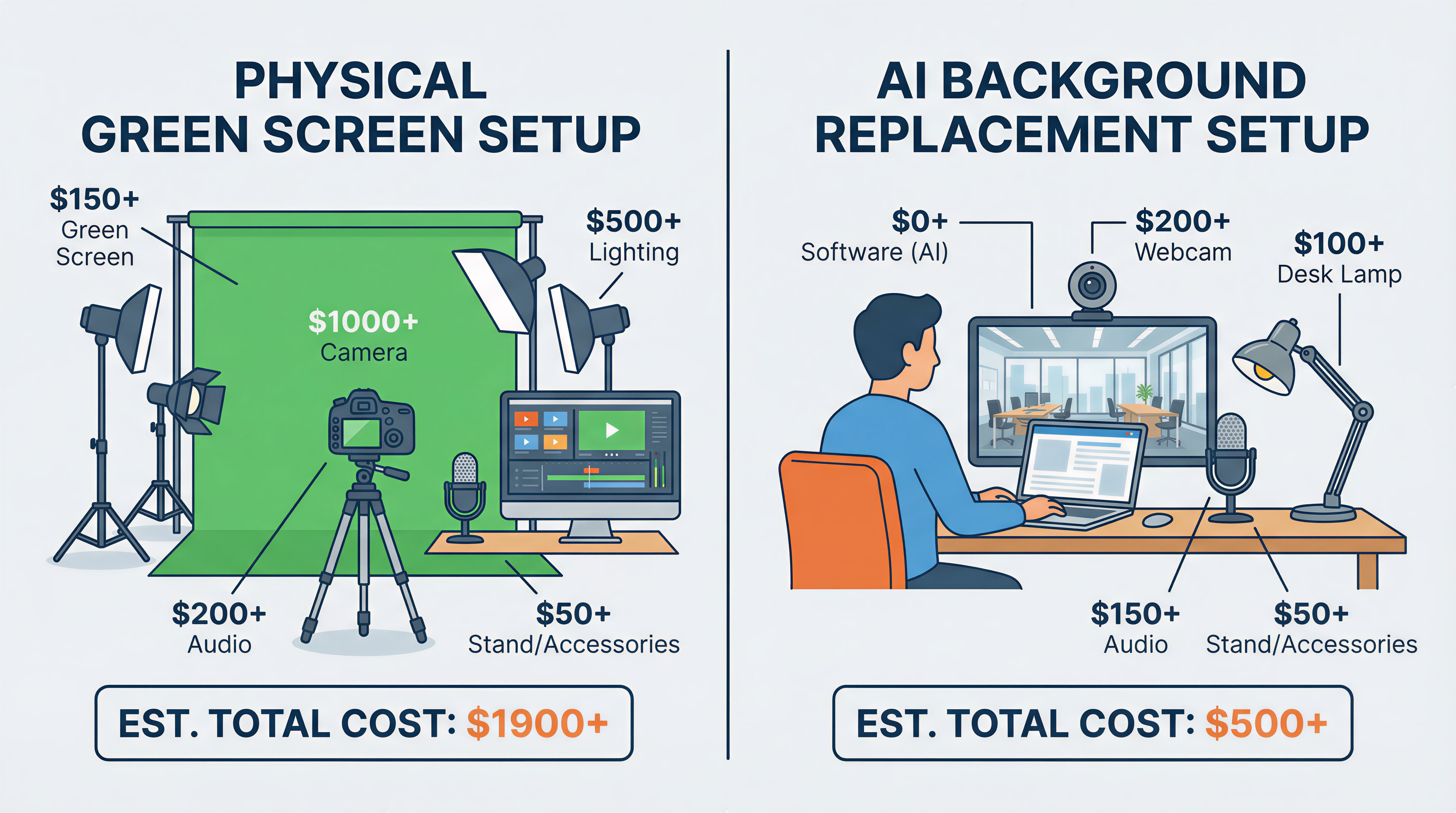 AI Video Generator Without Green Screen: Pro Backgrounds 2025 | VidFab ...
