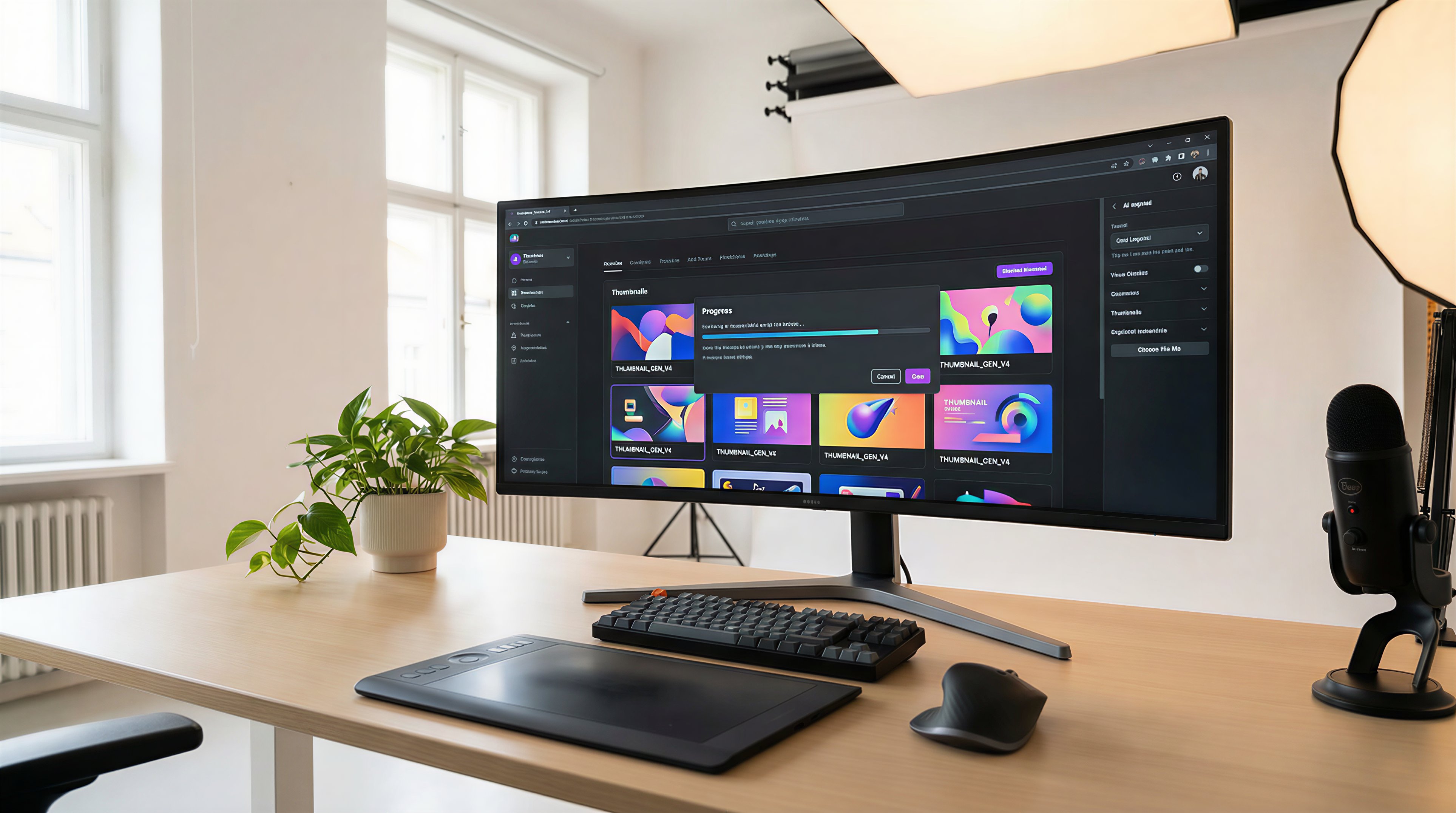 AI Thumbnail Generator Without Photoshop: Create Graphics 2026 | VidFab ...